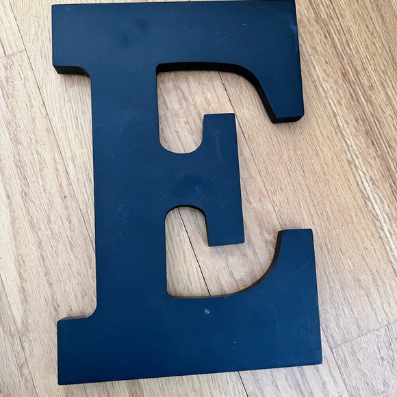 Wall Decor | Large Black Wall Decor Letter E | Poshmark